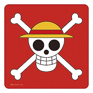 ABYSTYLE One Piece Straw Hat Crew Magic Heat Change Ceramic Coffee Tea Mug 16 Oz. & Absorbent Coaster Gift Set Anime Manga Drinkware 2 Pcs