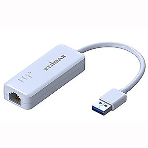 Edimax USB 3.0 Gigabit 1Gbps Ethernet LAN Adapter, USB to RJ45 1000Mbps Network LAN Converter for Faster Gaming and Streaming, Plug and Play, Windows, MacOS, Linux, Nintendo Switch OS, EU-4306