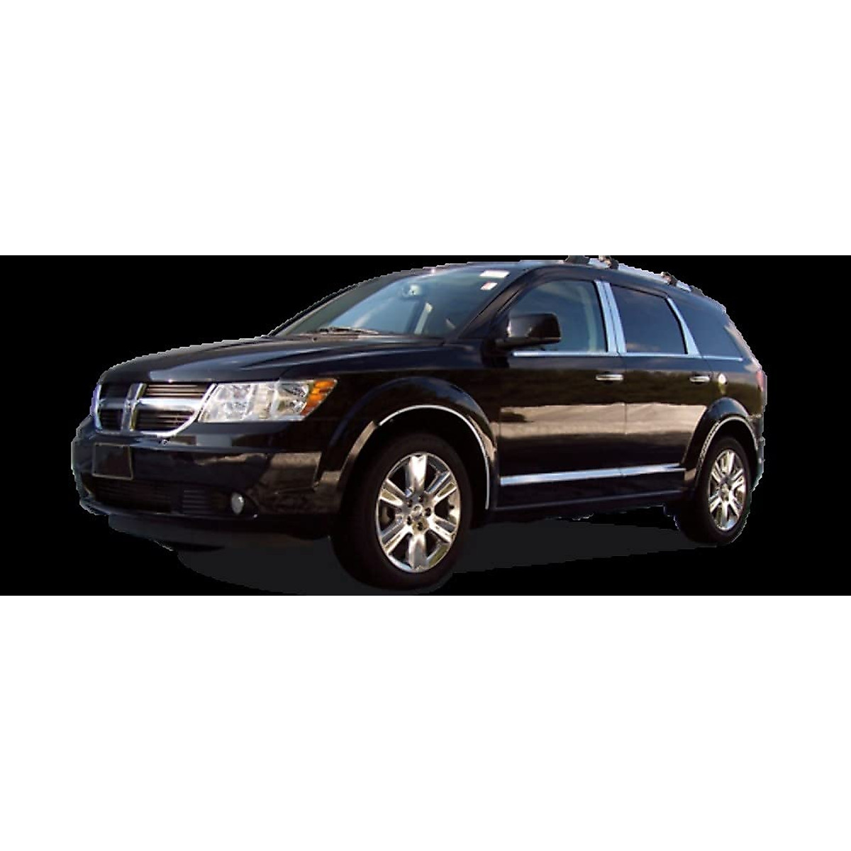 QAA Part LP49945 is a 1 Piece Stainless Steel License Plate Bezel That is Compatible with The Dodge Journey 2009-2020