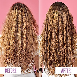 Noughty Wave Hello Curl Defining Shampoo - 97% Natural, Vitamin-Rich Formula for Curly and Wavy Hair, Sulphate-Free Vegan Haircare, 250ml