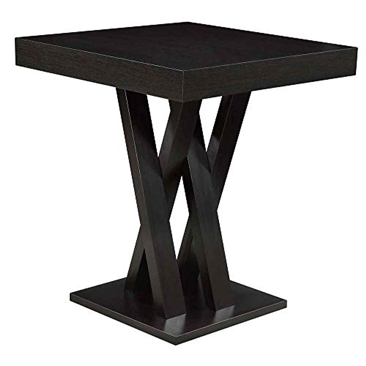 COASTER Square Bar Height Table Cappuccino
