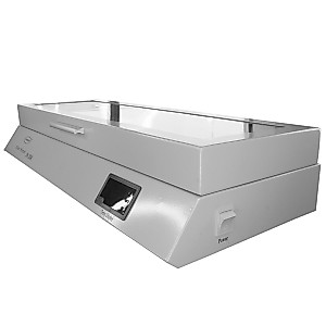 Premiere Large Slide Warmer with a hinged Aluminum Lid, Digital Temperature Control, and Easy Cord Removal for Cleaning, 66 Slide Capacity