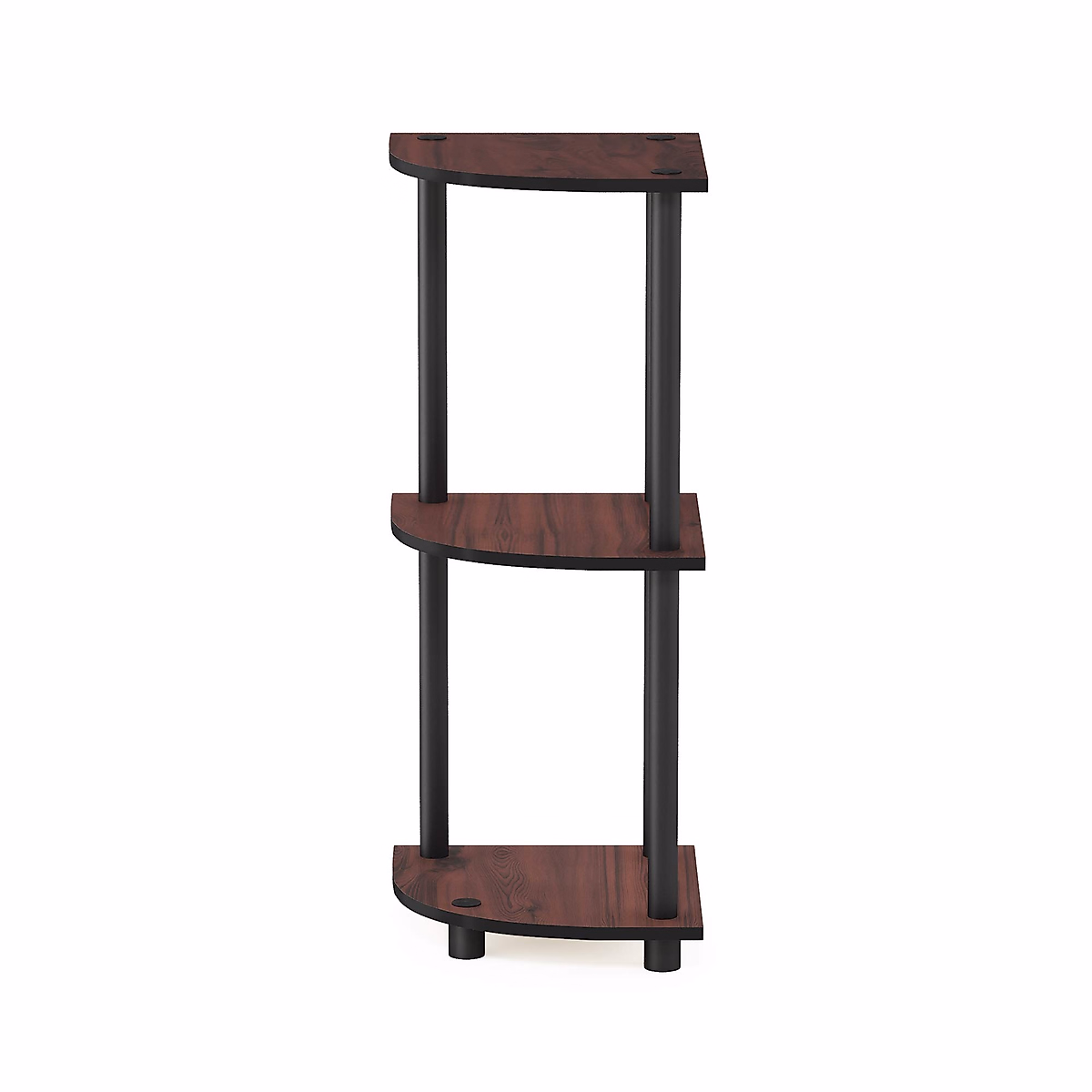 Furinno 3-Tier Storage Rack Bundle (Dark Cherry/Black)