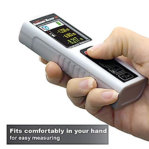 Calculated Industries 3356 Laser Dimension Master 130 Compact Digital Distance Measurer with 130-foot Range and Bright Color Display for Real Estate and Interior Design Pros