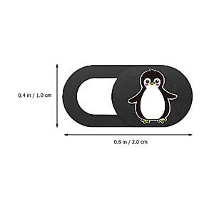 SOLUSTRE Slide Blocker 6 PCS camera cover camera privacy cover phone camera blocker laptop cam cover rainbow webcam cover slide animal webcam cover smartphone webcam cover lapdesk lens cap