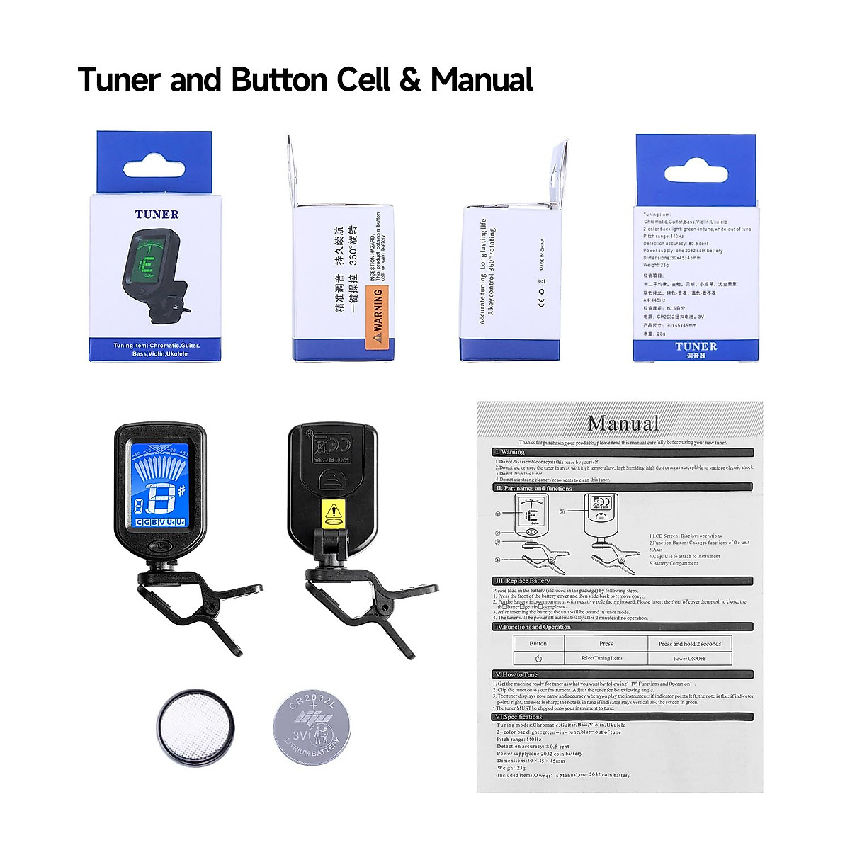 Rosen N10 Acoustic Guitar for Beginner Adults Full Size Dreadnought Solid Spruce Top Acustica Guitarra Bundle Kit with Gig Bag Tuner Strap Strings Capo Picks Cleaning Cloth, Black