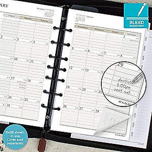 AT-A-GLANCE 2022 Daily Planner Refill by AT-A-GLANCE, 12010 Day-Timer, 5-1/2" x 8-1/2", Size 4, Desk Size, One Page per Day, Loose-Leaf (481-125)