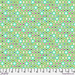 Parisville Deja Vu Scrap Bag (Approx 2 Yards) by Tula Pink for Free Spirit 2 Yards DIY Quilt Fabric