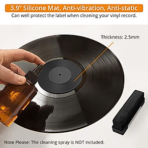 Neoteck Digital Turntable Stylus Force Scale Gauge + Vinyl Record Cleaner 0.01g/5.00g Blue LCD Backlight for Tonearm Phono Cartridge