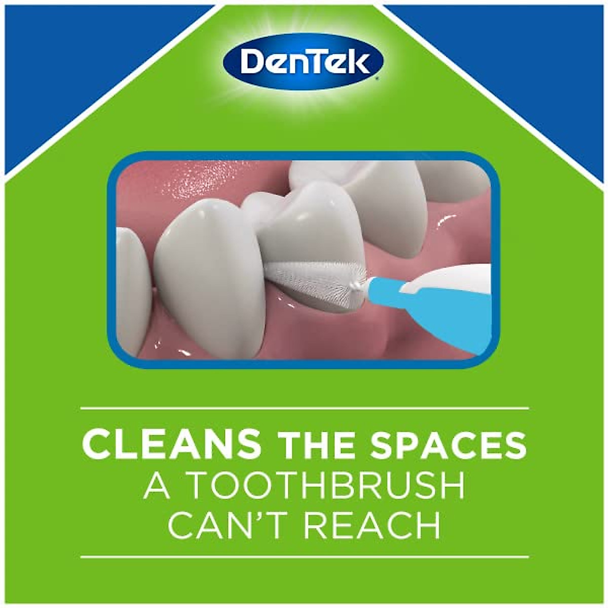 DenTek Easy Brush Wide Interdental Cleaners 16 Count (Pack of 2)