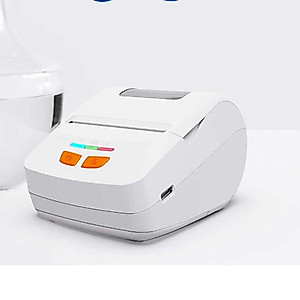 SLNFXC 58mm Mini Wireless POS Receipt Printer Bluetooth Printer 2" Mobile Thermal Printer Small Business Restaurant Portable to Android