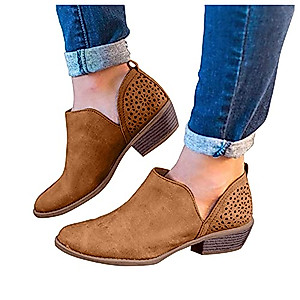 Womens Sandals, Rain Boots for Women Women's Heels Boots Dressy Shoes Pink Booties Wedding Trail Boots Vintage Shoes for Women