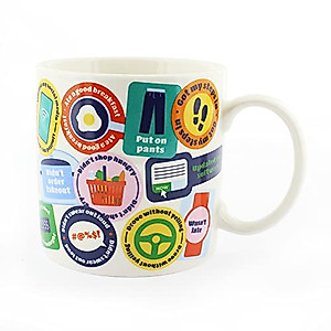 Adulting Achieved 14oz Ceramic Mug Happy Colorful Bright Coffee Tea Cup Congratulations Gift