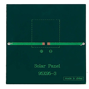 4pcs 1W 5.5V Polycrystalline Solar Panel, High Efficiency Module Off Grid PV Power for Battery Charging, Boat, Caravan, RV 95 x 95mm