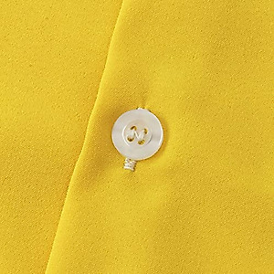 DUOWEI Athletic Long Sleeve Shirt Men Fitted Male Summer Hawaii Solid Shirt Short Sleeve Pocket Lapel Collar Button Shirt Big