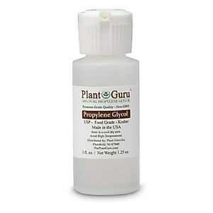 Vegetable Glycerin and Propylene Glycol 1 oz. Each Food Grade USP Kosher 99.9% Pure