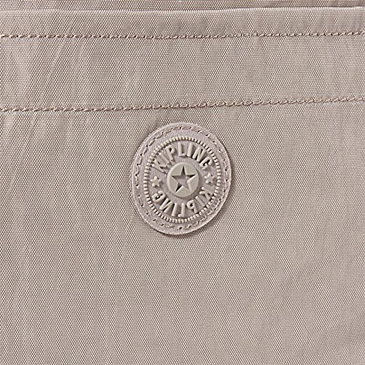 Kipling womens WomenÃ‚â€™s Sebastian Bag, Super Light, Durable Messenger Bag, Nylon Shoulder Crossbody Bag, Grey Gris, 9 L x 8.5 H 1.75 D US