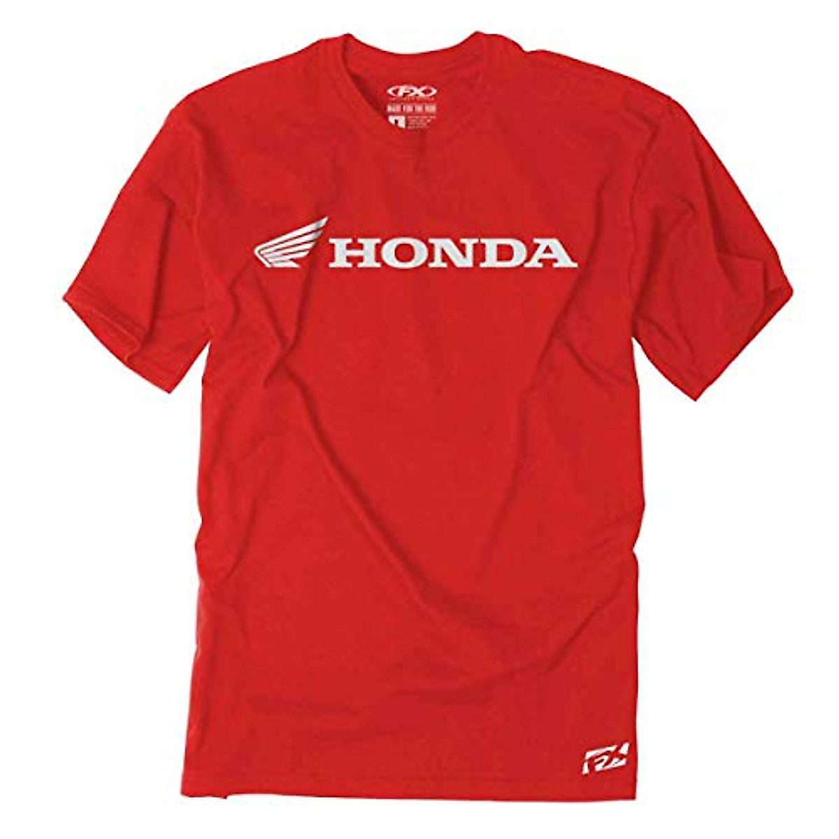 Factory Effex 15-88330 Honda' Horizontal T-Shirt (Red, Medium)
