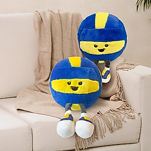 Volleyball Pillow Soft Sports Pillows Funny Volleyball Stuffed Plush Volleyball Gifts for Boys and Girls, Cute Volleyball Room Decor (Volleyball)