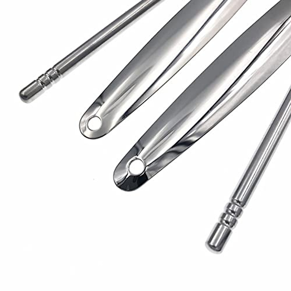 Tongue Scraper Set, Stainless Steel Smoothing Surfaces Safe Tongue Cleaner Tongue Cleaning Tool, Easy to Clean for reducing Bad Breath