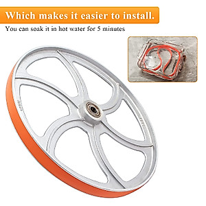 Urethane Band Saw 28-276 14" Band Saw Tires No Adhesive Needed Compatible with Craftsman Delta Band Saws - 2 Pack