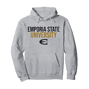 Emporia State University ESU Hornets Stacked Pullover Hoodie