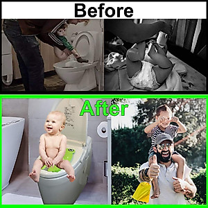 Travel Potty Seat for Toddler - Folding Toilet Seat Cover Travel Potty Training seat for Baby Boy Girl Toddler Kid Upgrade 6 Non Slip Pad FABUDERFUL