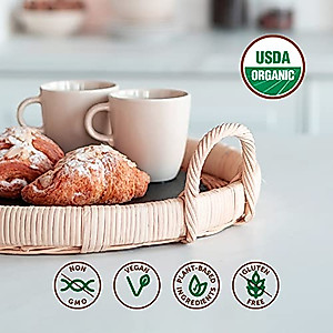 Super Organics Daily Defense Coffee (Organic) with Superfoods and Probiotics (Keurig K-Cup Compatible) 10ct Single Serve Cups