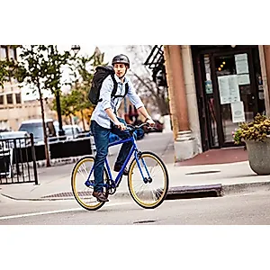Schwinn Kedzie Single-Speed Fixie Road Bike, Lightweight Frame for City Riding,28 inches, Blue