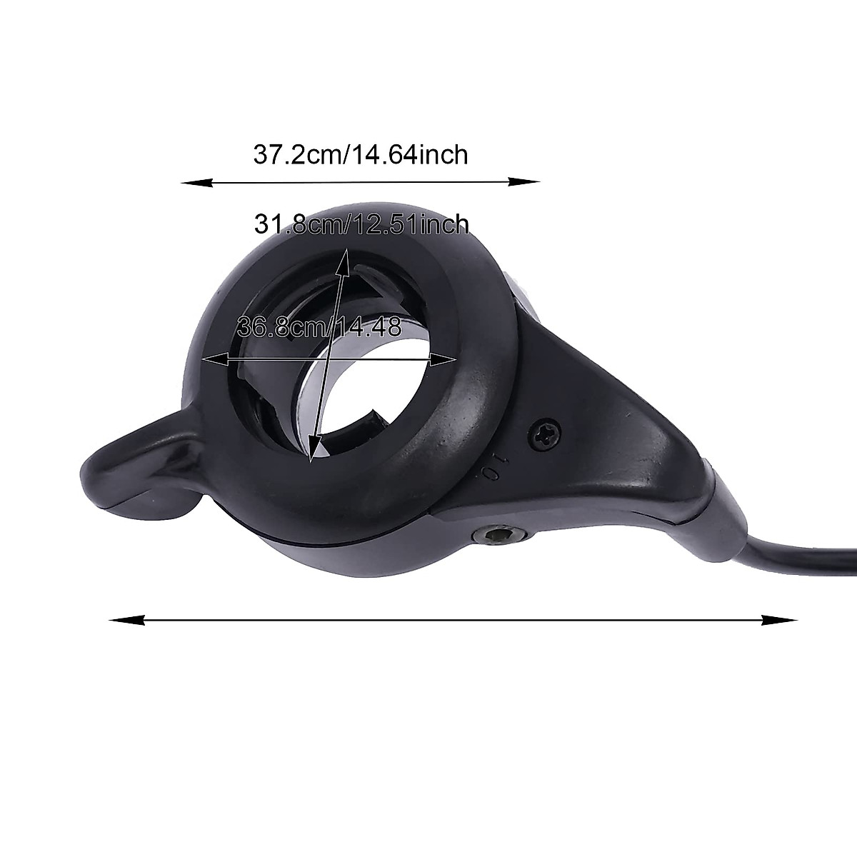 PanDair 24" Electric Bike Conversion Kit,36v 500w Front/Rear Wheel E-Bike Conversion Set,Bicycle Cycling Hub Conversion Dual Mode Controller US Stock (24" Rear Wheel)