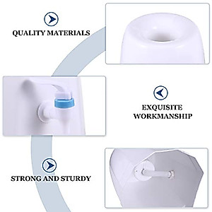 DOITOOL Hot Cold Water Dispenser Top Loading Water Dispenser Desktop Water Cooler Dispenser Hot or Cold Water Cooler Drinking Fountain Filtered Water Dispenser