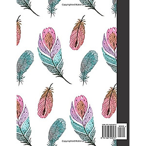 Composition Notebook, 8.5 x 11, 110 pages : Boho Style: (School Notebooks)