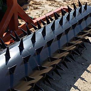 Titan Attachments 6 ft Terra Monster Dirt Grader and Leveler, Skid Steer Quick Tach Landscape Equipment, Loosen Dirt for Seedbeds