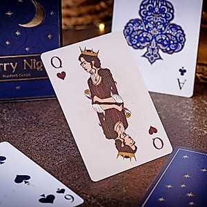 Starry Night Playing Cards | Unique Playing Cards Themed w/Eye Catching Design | Complete Deck of Cards w/Standard Playing Cards | Cool Playing Cards for Adults or Kids | Card Deck w/Free eBook