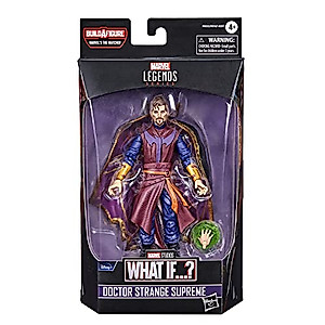 Avengers Marvel Legends Series 6-inch Scale Action Figure Toy Doctor Strange Supreme, Premium Design, 1 Figure, 1 Accessory, and Build-a-Figure Part