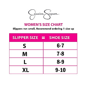 Jessica Simpson Women's and -Girls Microsuede Super Soft Bootie Slippers with Indoor Outdoor Sole, Cinnamon, Large