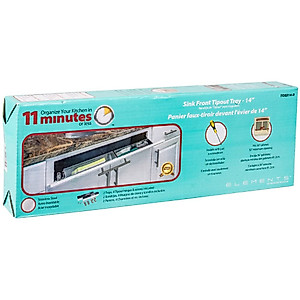 Hardware Resources TOSS14-R Wide Sink Tipout Tray Pack, Stainless Steel