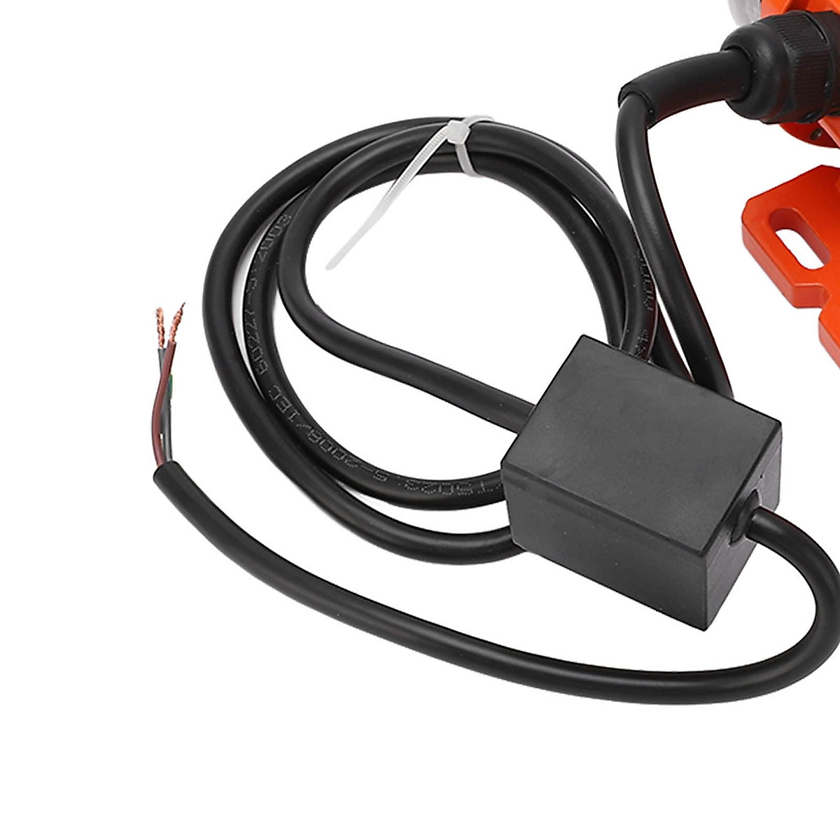 110V Vibrating Motor 110V 3600Rpm Single Asynchronous Motor Concrete Vibrator Micro Vibration Motor Vibrator Aluminum Power Concrete Vibrators (100W)