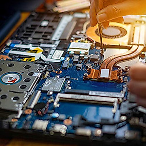 VAPKER 200PCS M5x10 Black Zinc Phillips Flat Head Computer Replacement Screws Case Fan Screws Computer Cooling Fan Mount Screws Self-Tapping Screws