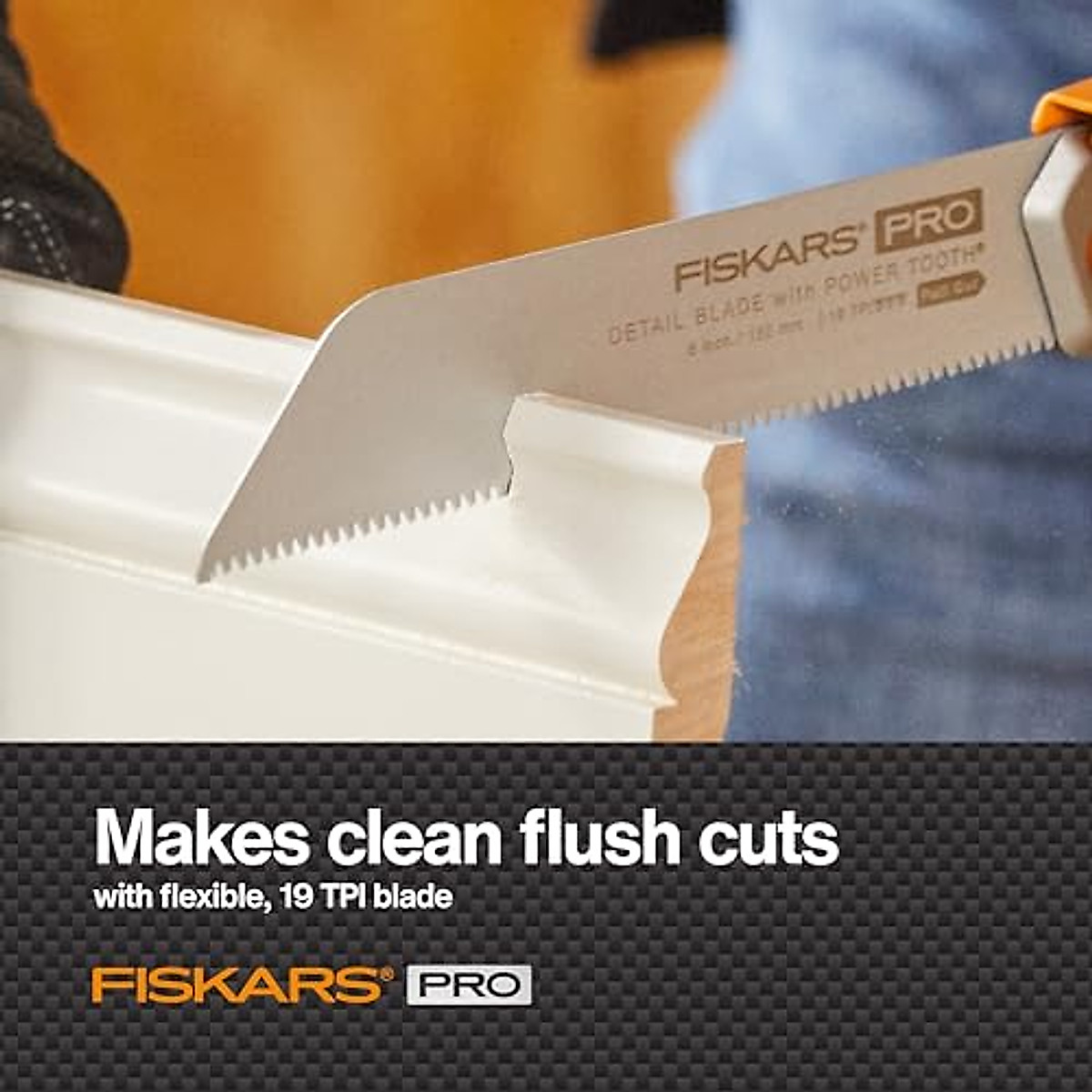 Fiskars PowerTooth Folding Detail Pull Saw (6 in.)