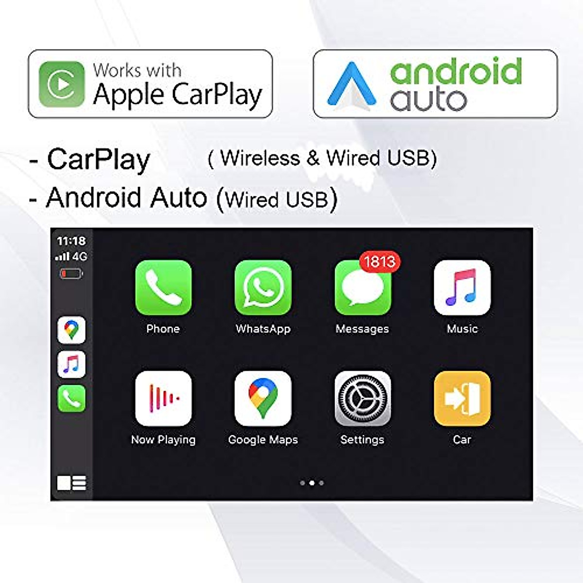 SYGAV Android 10 Car Stereo for 2008-2017 Mitsubishi Lancer EVO X with Carplay Without OEM Rockford Fosgate AMP Radio GPS Navigation Head Unit