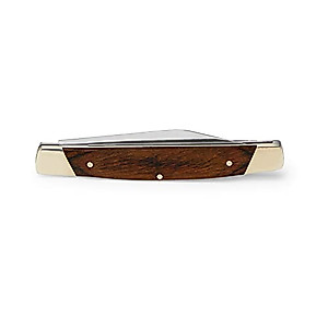 Buck Knives 379 Solo Single-Blade Folding Pocket Knife with Wood Handle