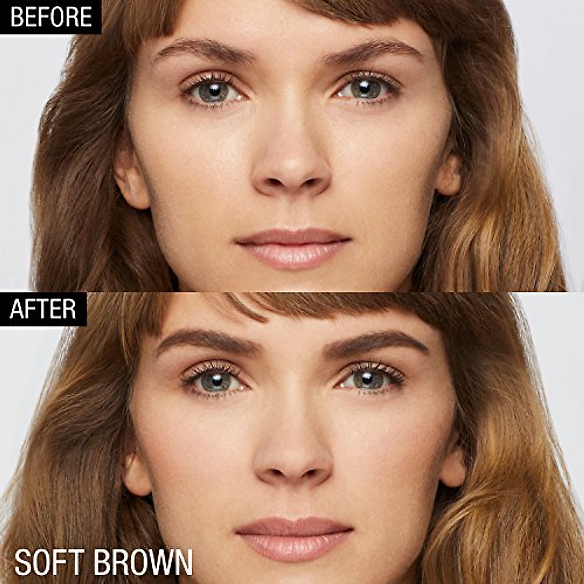 Maybelline Brow Define and Fill Duo 2-in-1 Defining Pencil with Filling Powder, Soft Brown, 0.021 Ounce