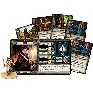 The Lord of the Rings Journeys in Middle-earth Board Game/ Strategy Game/ Adventure Game for Adults and Teens | Ages 14+ | 1-5 Players | Avg. Playtime 60+ Mins | Made by Fantasy Flight Games