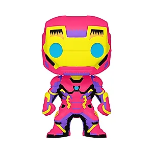 Funko 48846 Marvel Black Light Iron Man Collectable Toy, Multicolour
