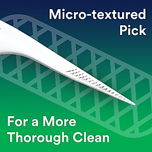 DenTek Triple Clean Advanced Clean Floss Picks, No Break & No Shred Floss, 150 Count