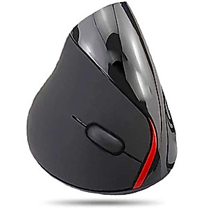 2.4G Wireless Ergonomic Vertical Mouse 800/1200 / 1600DPI, 5 Buttons (Purple)