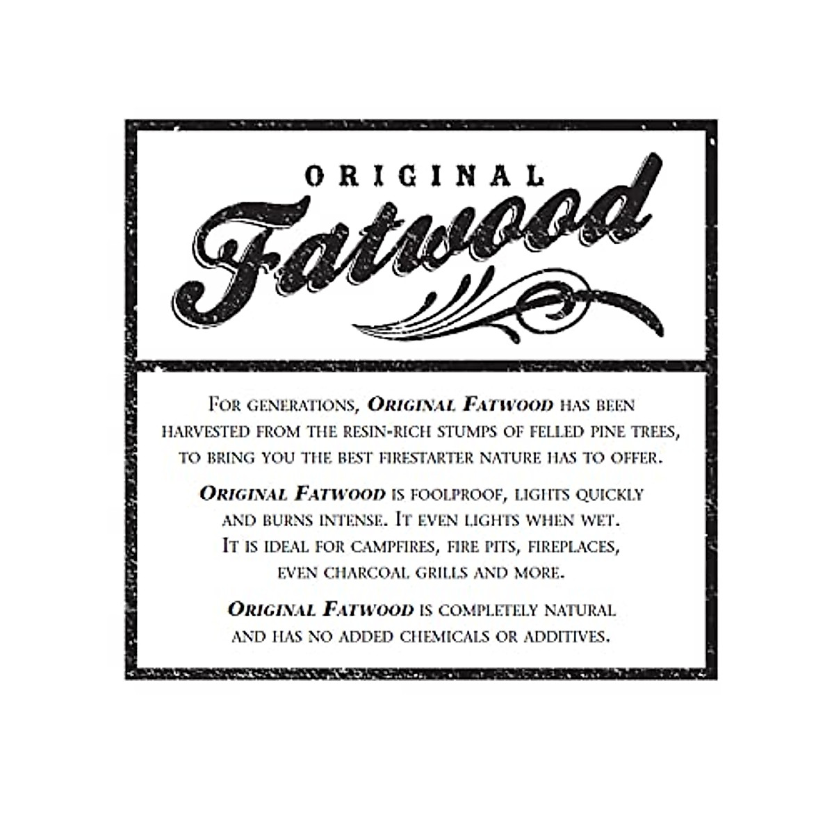 Fatwood Firestarter Kindling Sticks, 10 lbs,Brown