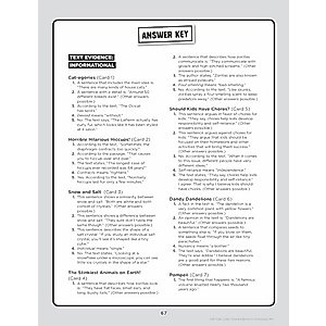 100 Task Cards: Text Evidence: Reproducible Mini-Passages With Key Questions to Boost Reading Comprehension Skills
