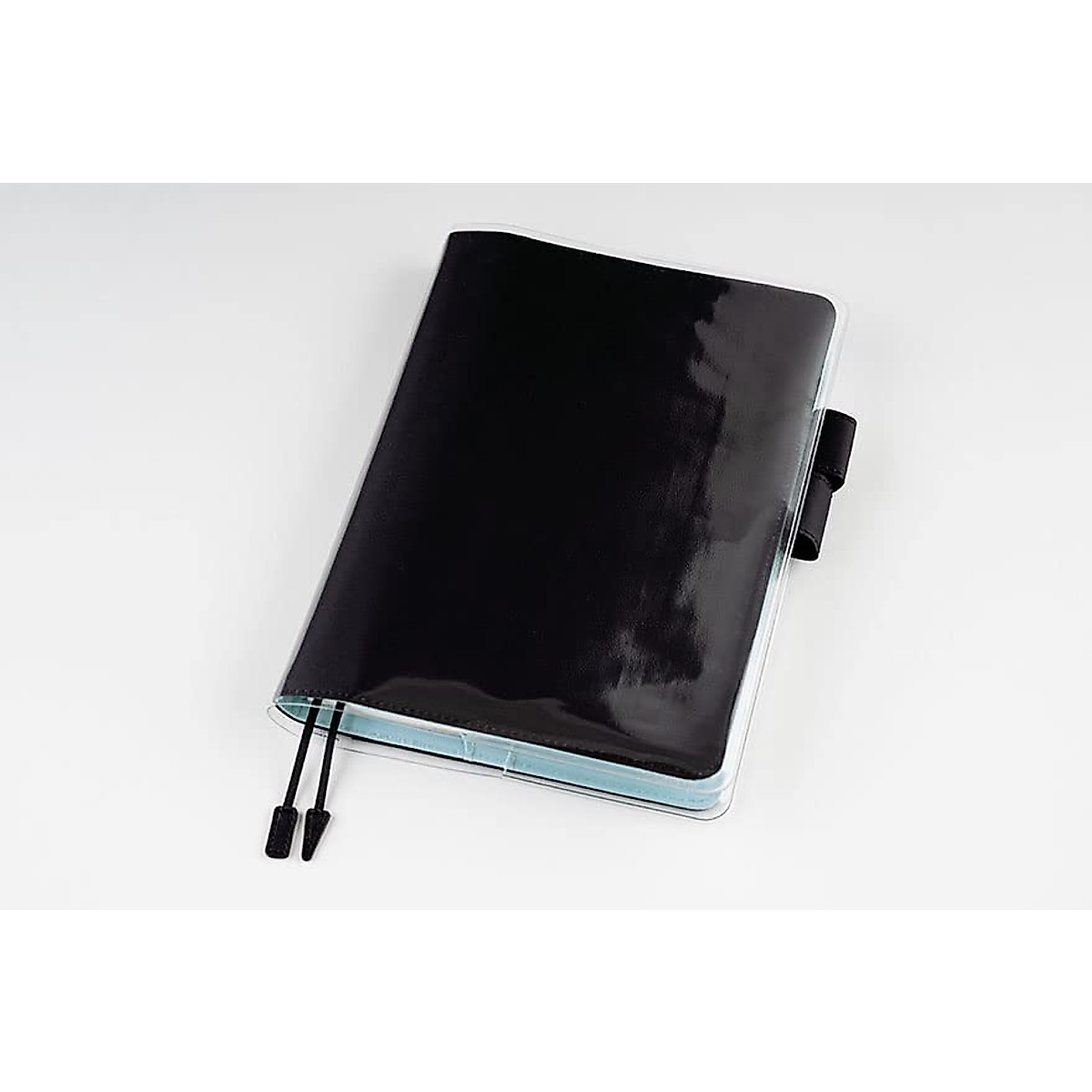Hobonichi Techo Cousin Cover [A5 Cover Only] Colors: Black x Clear Blue